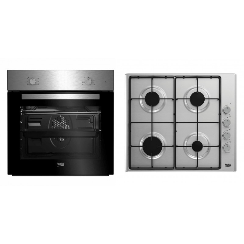 Conjunto Horno y Placa BEKO BSE21030X Inox - Devoraprecios Conjunto Horno y Placa BEKO BSE21030X Inox - Devoraprecios